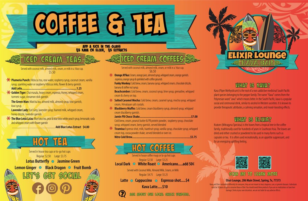 Are you searching for a local bar with a Kava menu? Come to our bar!